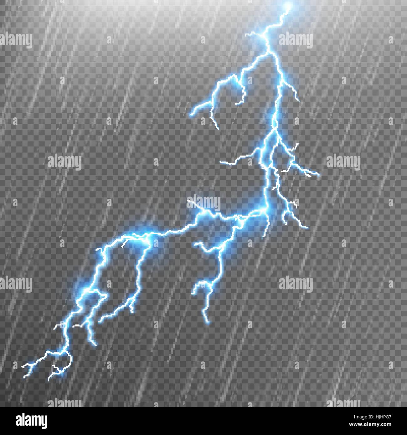 Lightning effect vector hi-res stock photography and images - Alamy