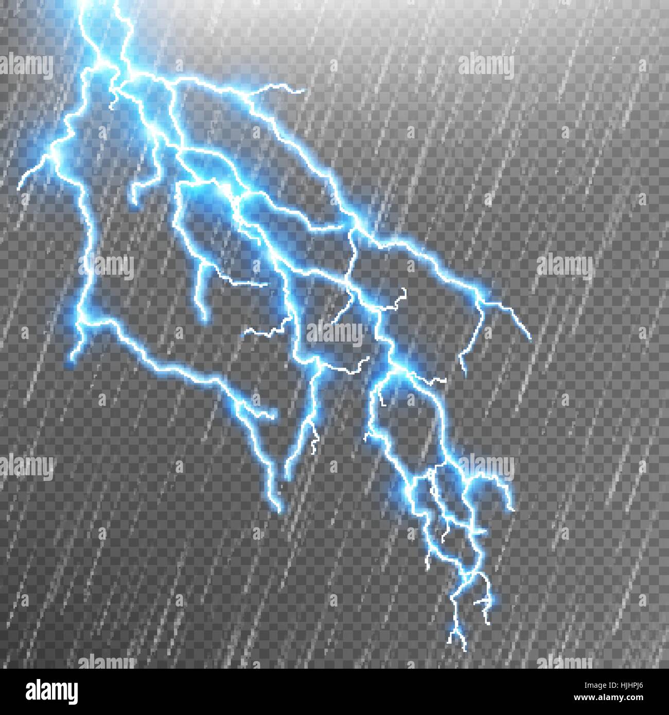 Thunder storm lightning eps 10 hi-res stock photography and images - Alamy