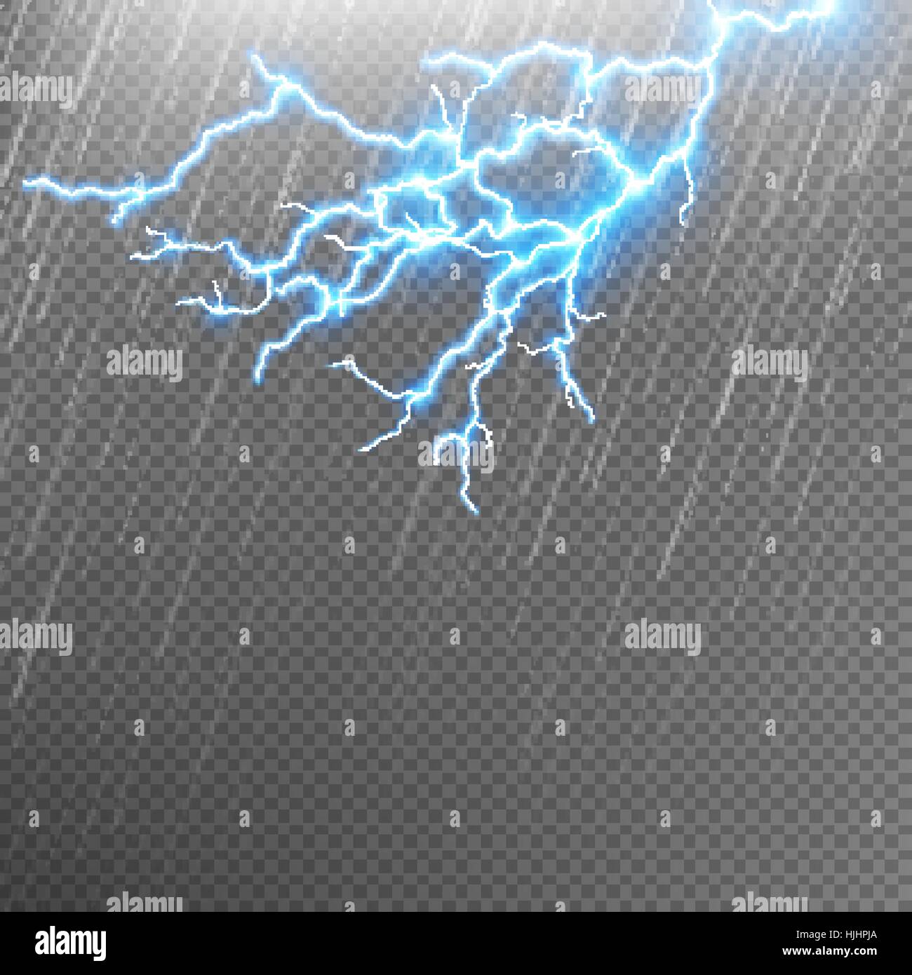 Rain isolated on transparent background. EPS 10 Stock Vector Image ...