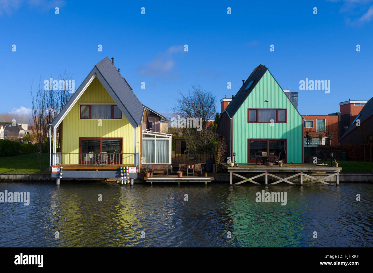 houses, modern, modernity, holland, style of construction, architecture ...