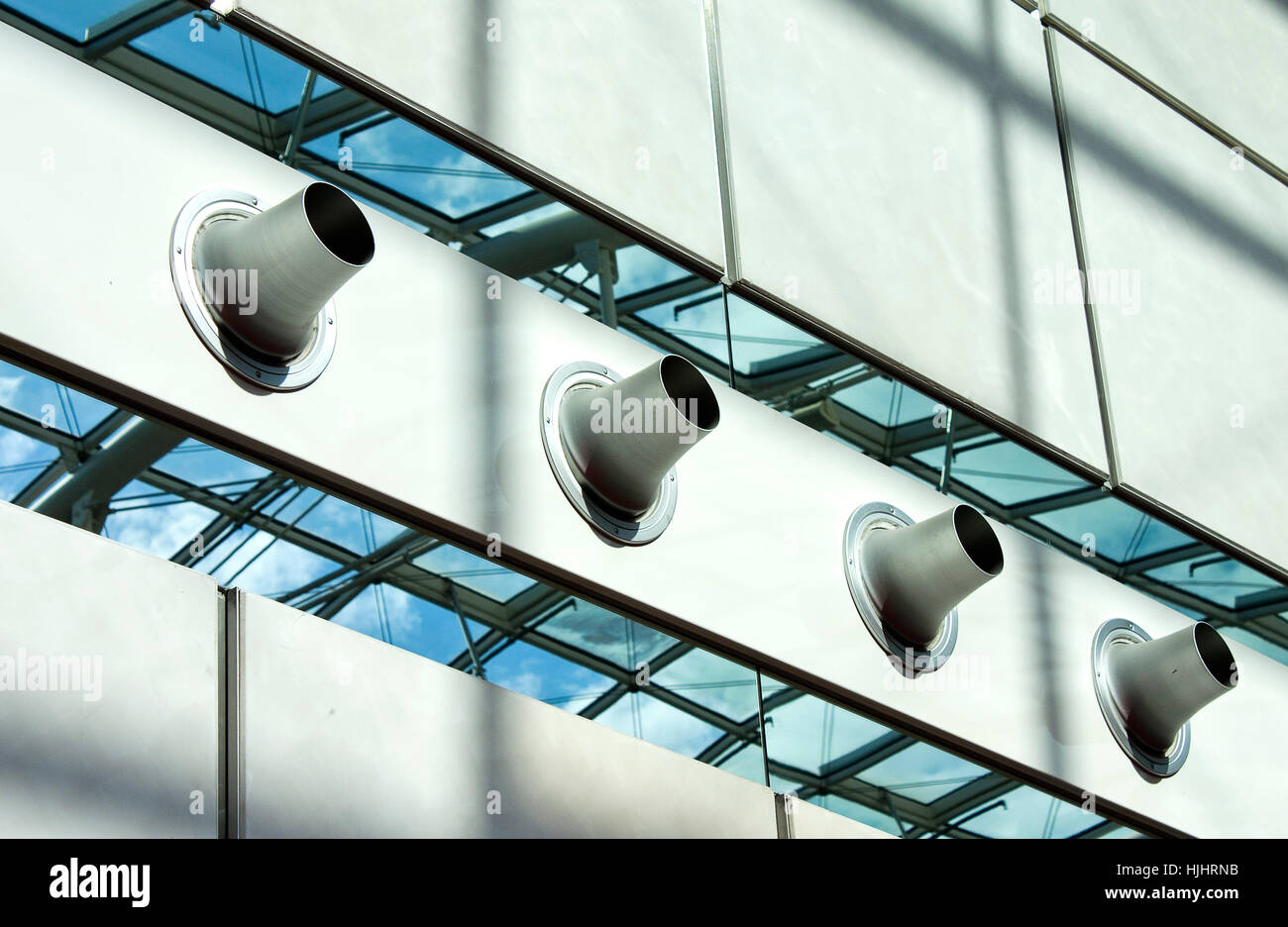 silver, high-grade steel, metal, style of construction, architecture ...