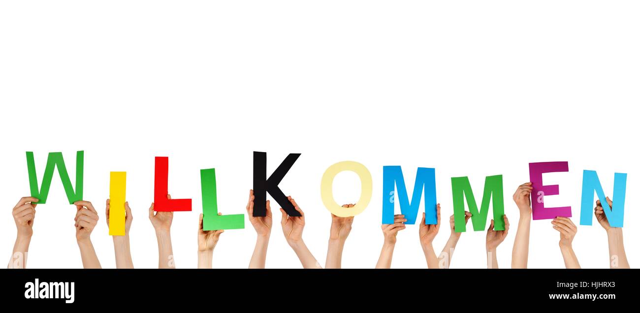 Hello hallo children hi-res stock photography and images - Alamy