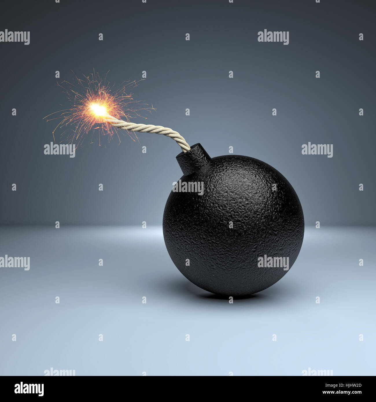 classic bomb concept 3d rendering image Stock Photo - Alamy
