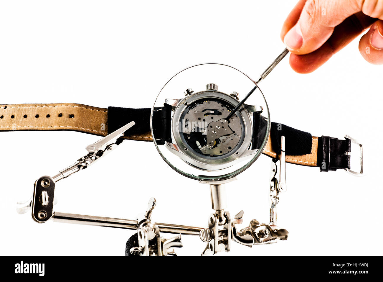Clock inside broken hi-res stock photography and images - Alamy