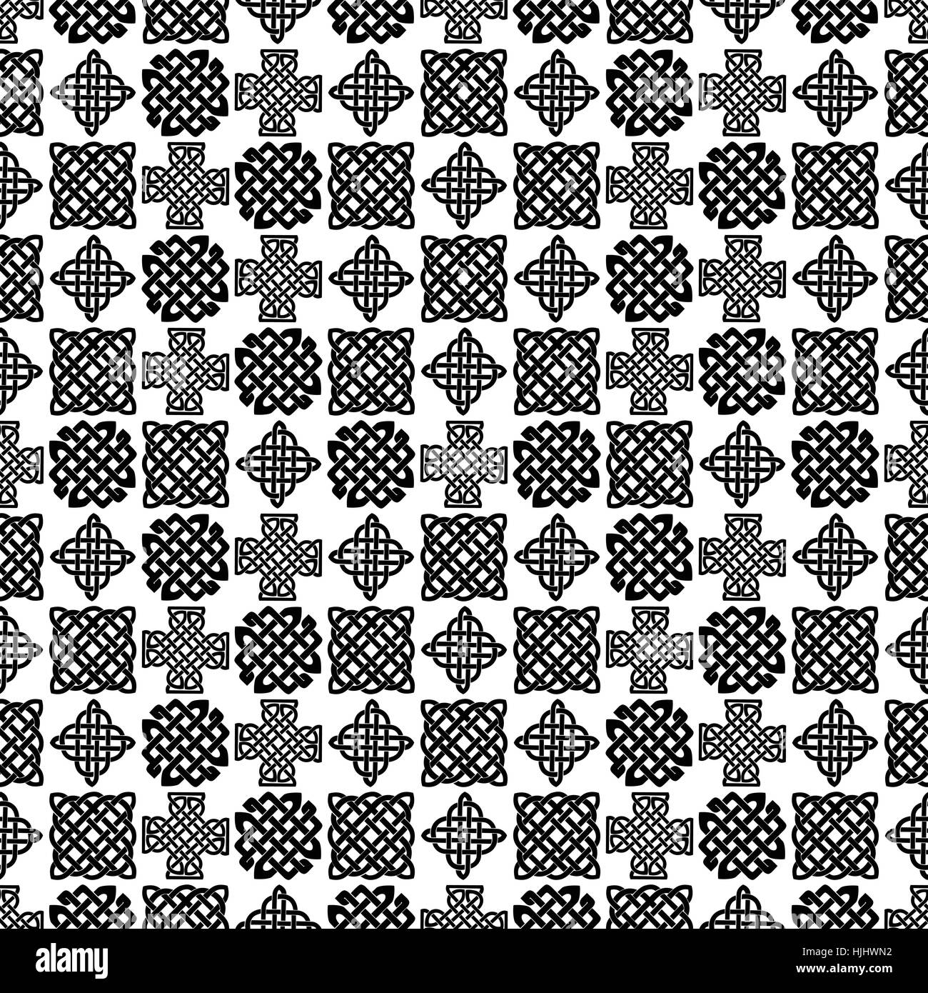 Celtic knot seamless pattern Stock Vector Image & Art - Alamy