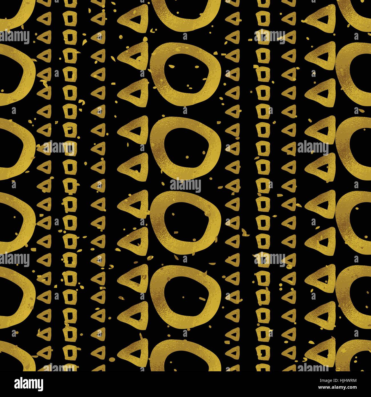 Geometric black and gold seamless pattern Stock Vector Image & Art - Alamy