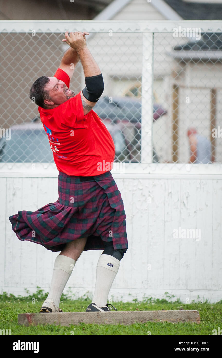 Manitoba association of Celtic sports organized Scottish heavy games ...