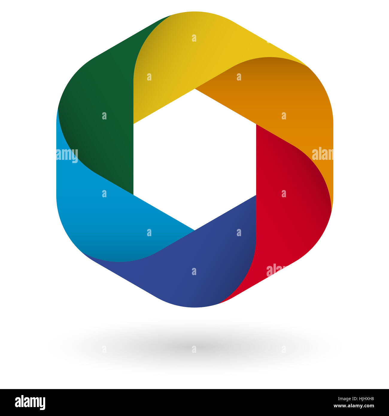 logo design 6 -color Stock Photo - Alamy