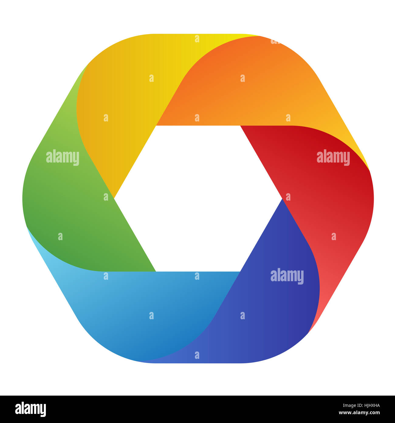 logo design 6 -color Stock Photo - Alamy