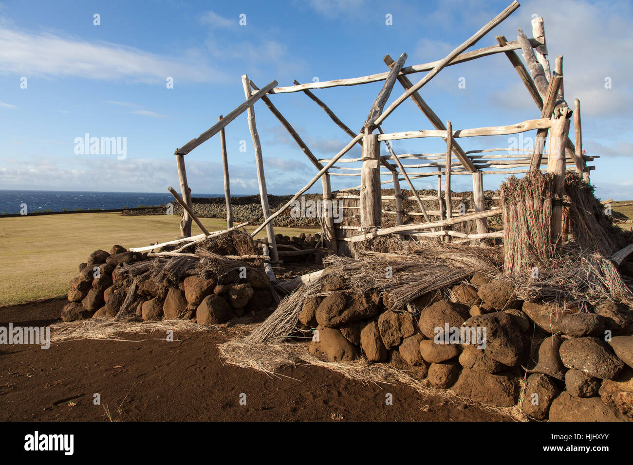exotic, aged, ancient, domicile, building, construction, stone, wood ...