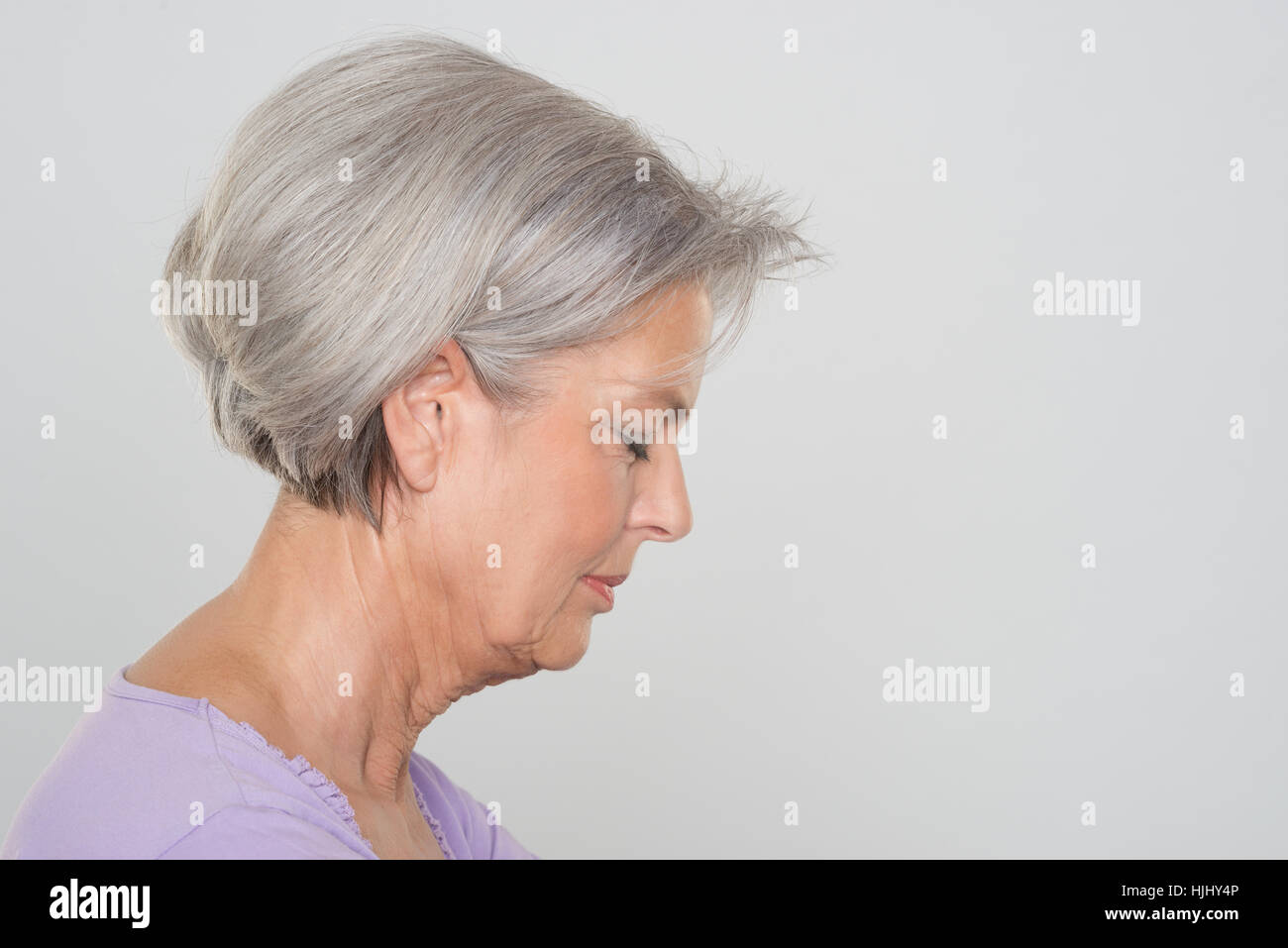 Elder woman mourning hi-res stock photography and images - Alamy