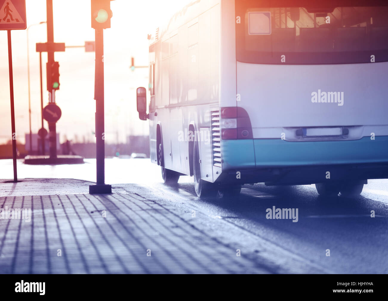 Fast moving bus hi-res stock photography and images - Alamy
