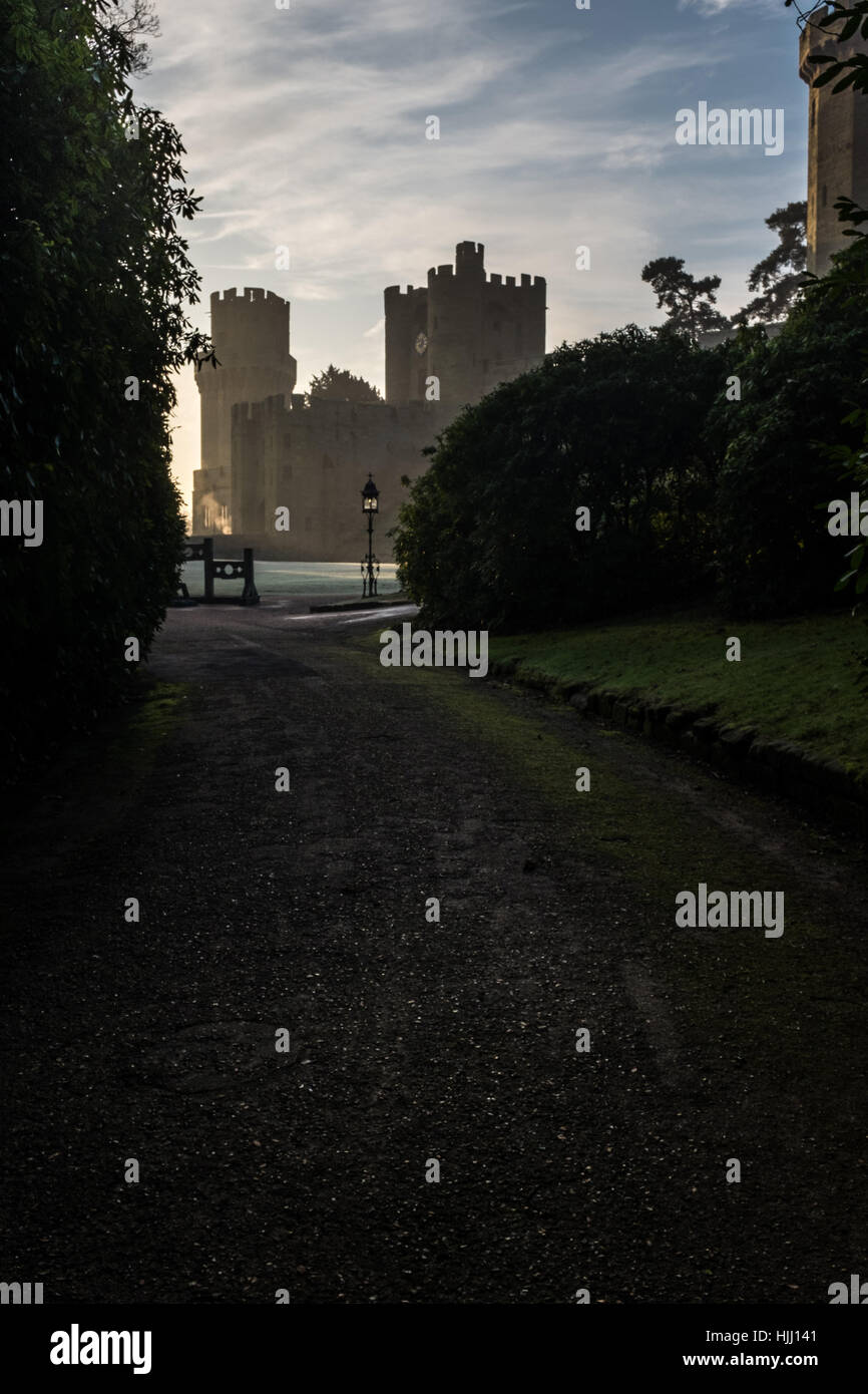 Warwick Castle Winter High Resolution Stock Photography and Images - Alamy