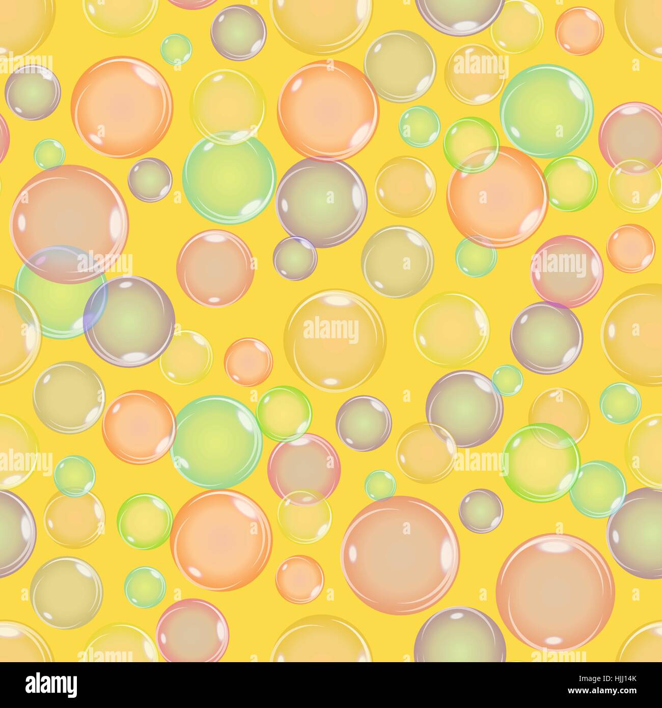Seamless Colorful Bubbles Pattern Stock Vector Image & Art - Alamy