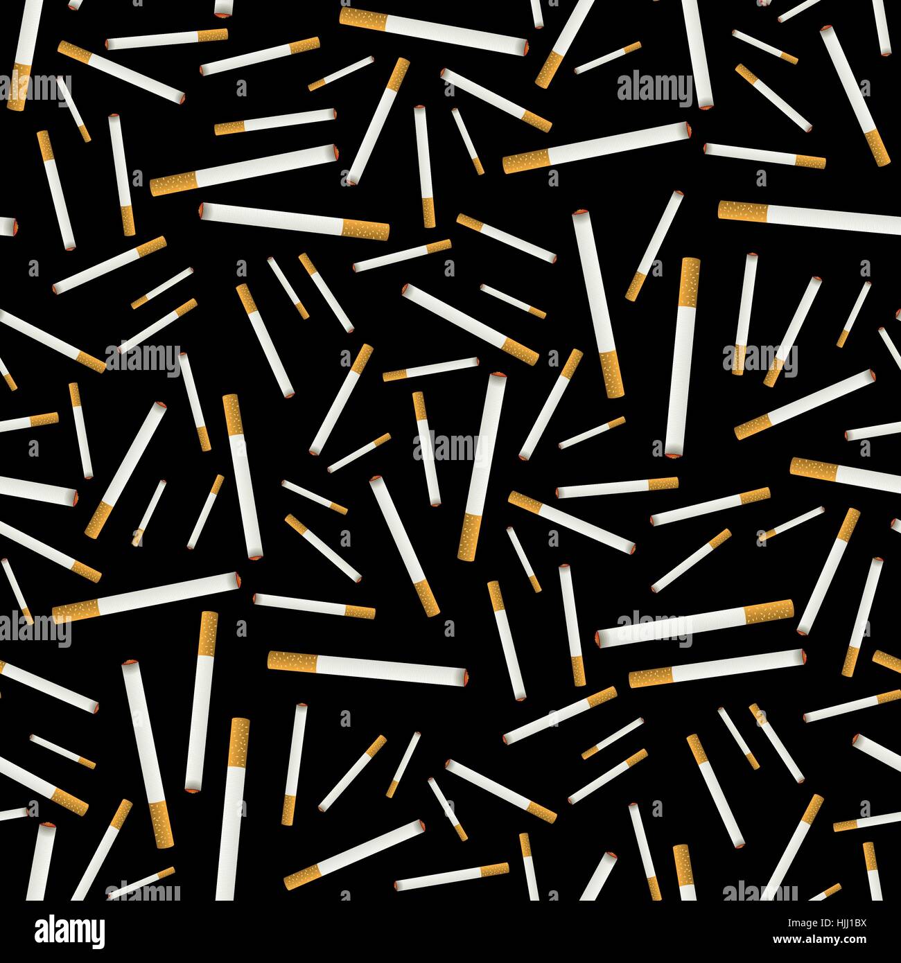 Burning Cigarette Seamless Pattern Stock Vector Image & Art - Alamy
