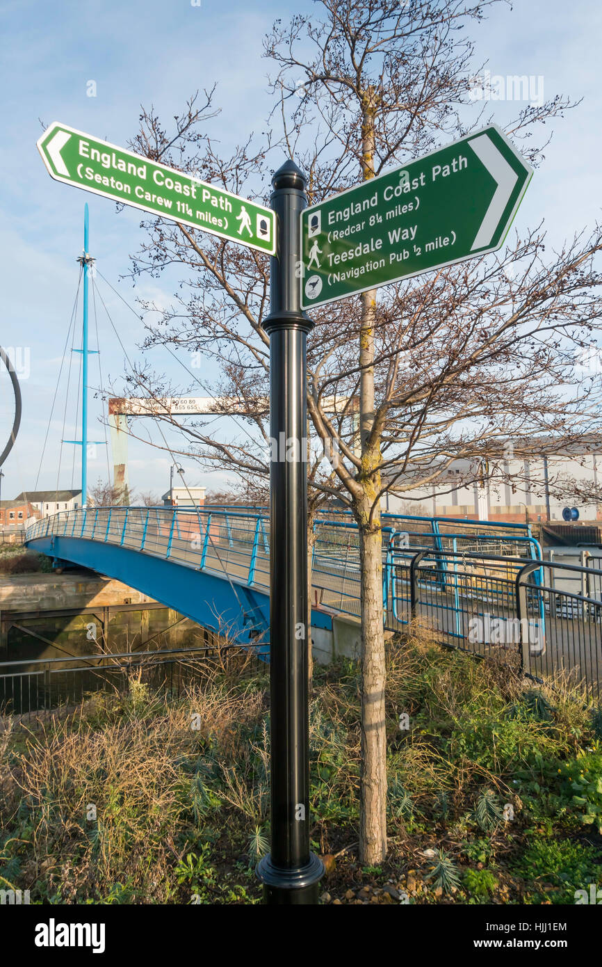 Middlesbrough england coast path hi-res stock photography and images ...