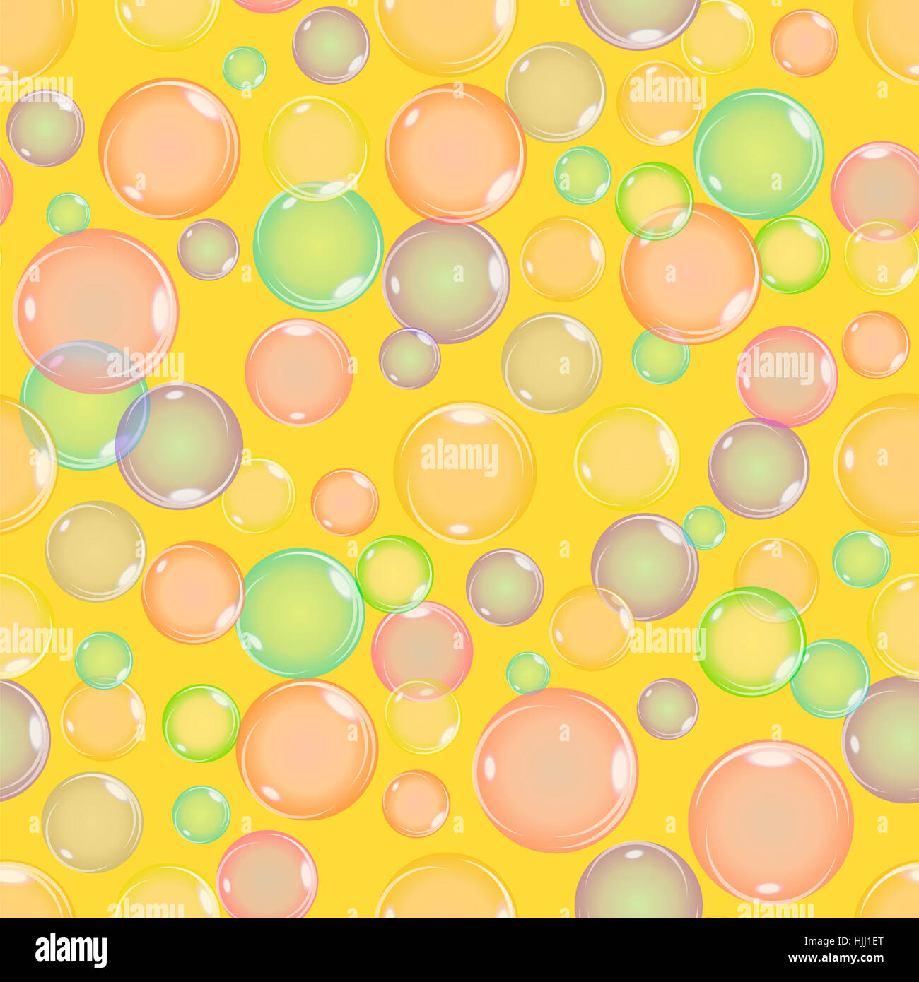 Seamless Colorful Bubbles Pattern Stock Photo - Alamy