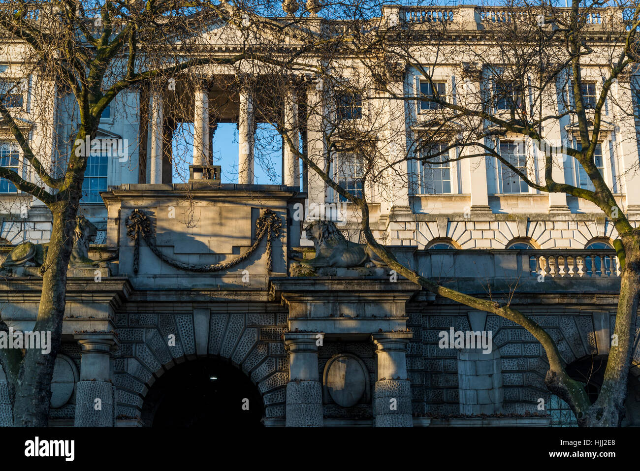 Somerset house facade hi-res stock photography and images - Alamy