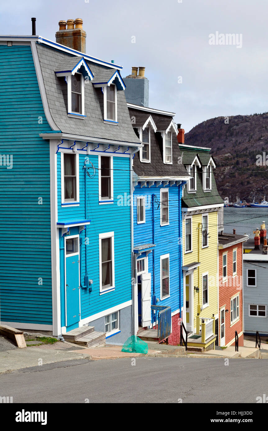 house, building, canada, saint, eastern, colorful, labrador, house ...