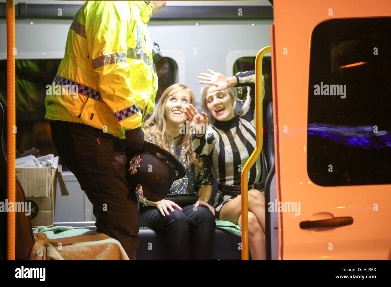 Christmas revellers get into the festive spirit and enjoy a night out ...