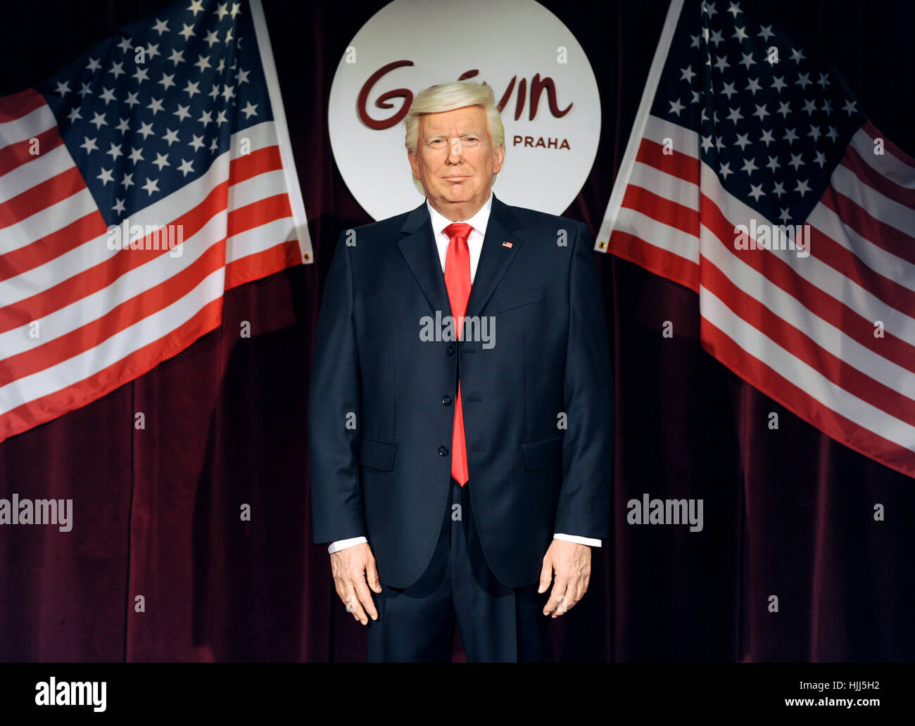 wax figure of Donald Trump Stock Photo - Alamy