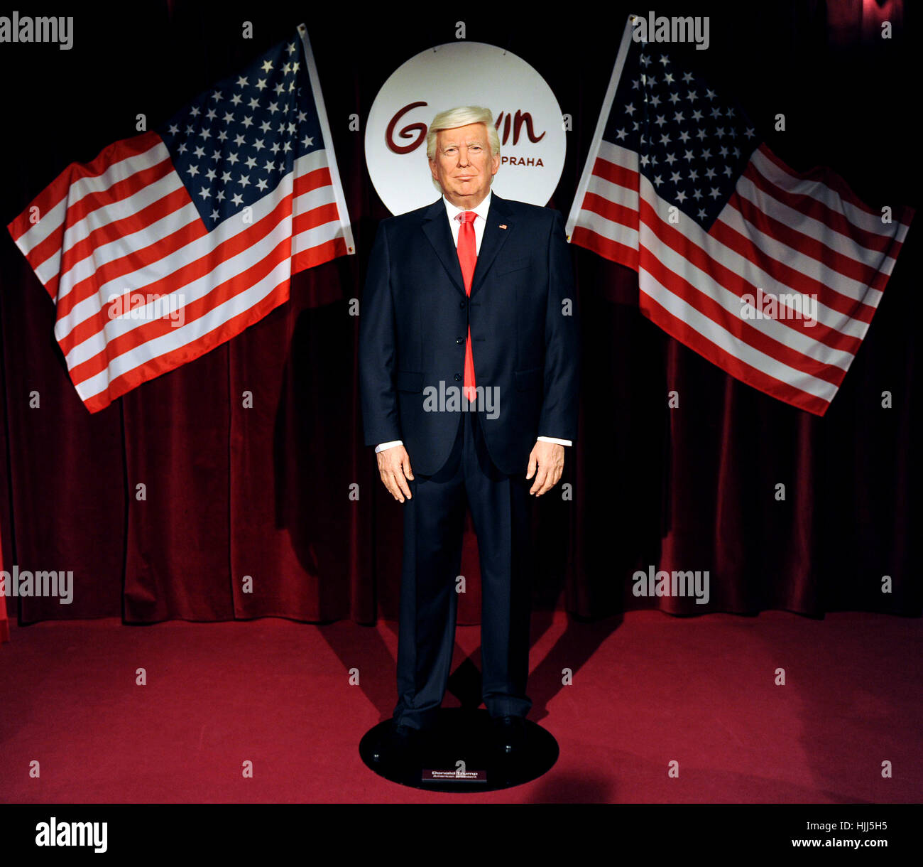 wax figure of Donald Trump Stock Photo - Alamy