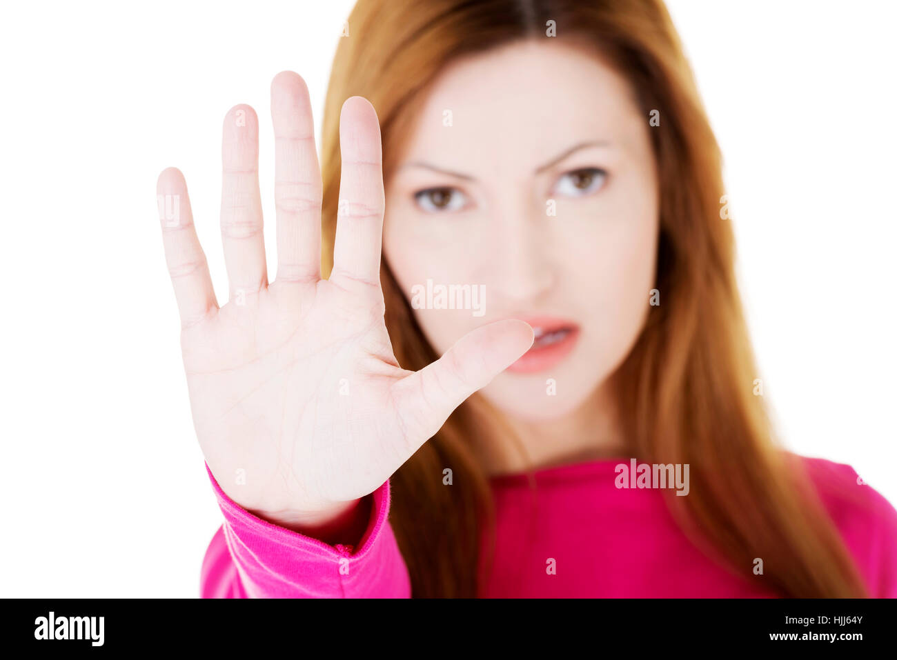 sign, signal, gesture, wait, waiting, danger, woman, women, order ...