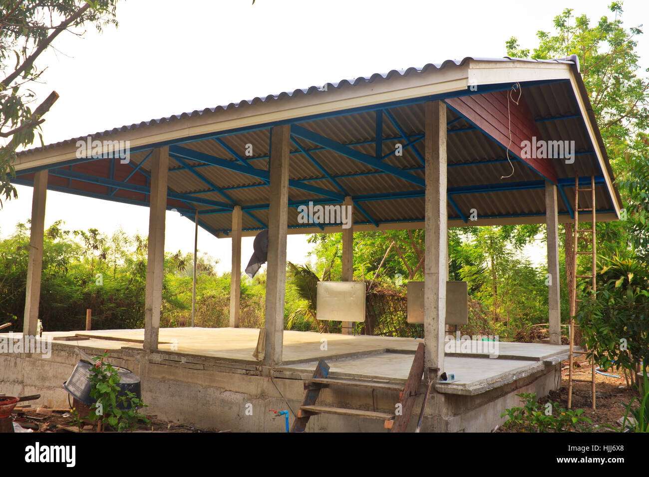 house, building, wood, new, development, scene, location, site ...