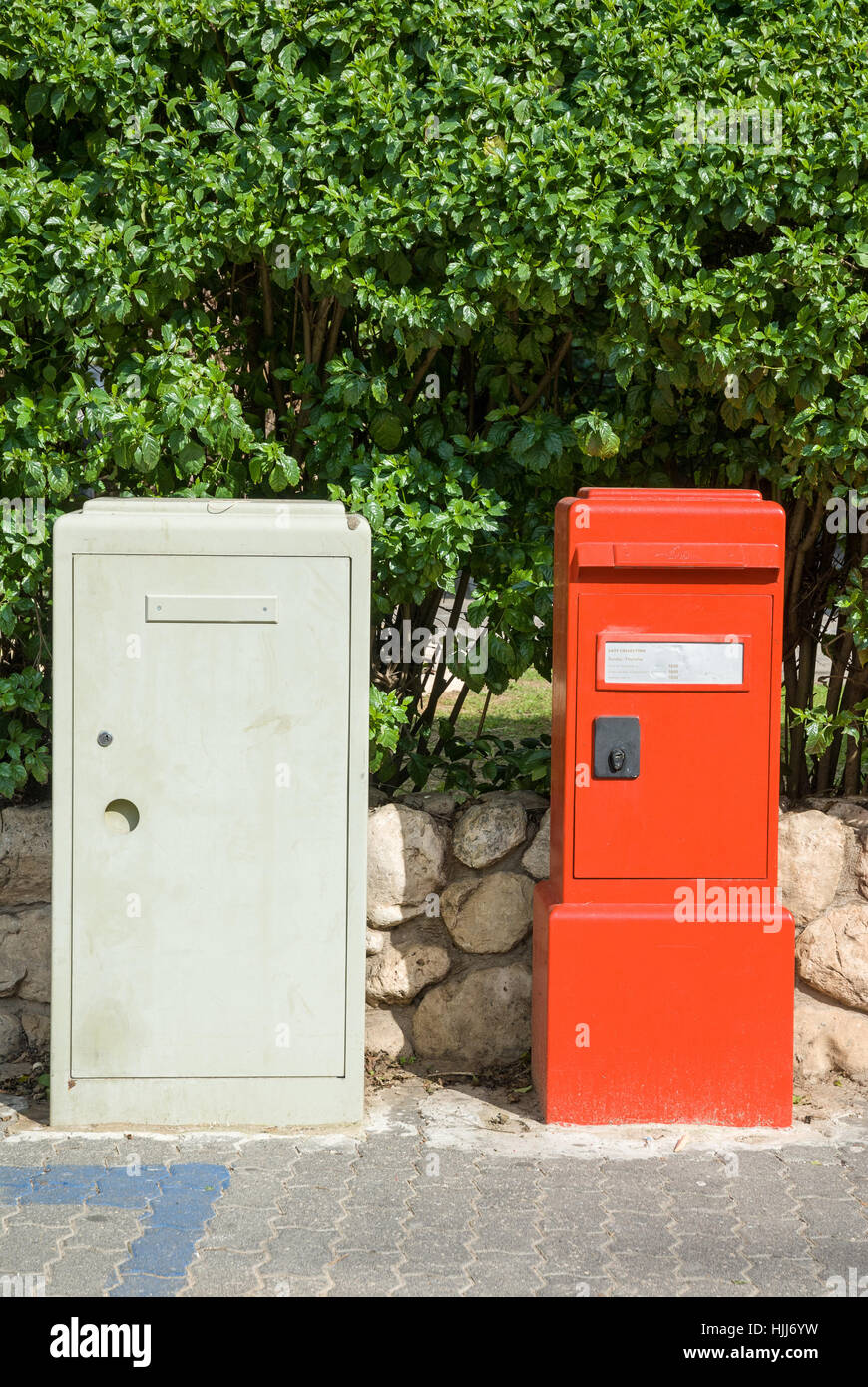 city, town, colour, mailbox, vertical, sidewalk, israel, letter, box ...