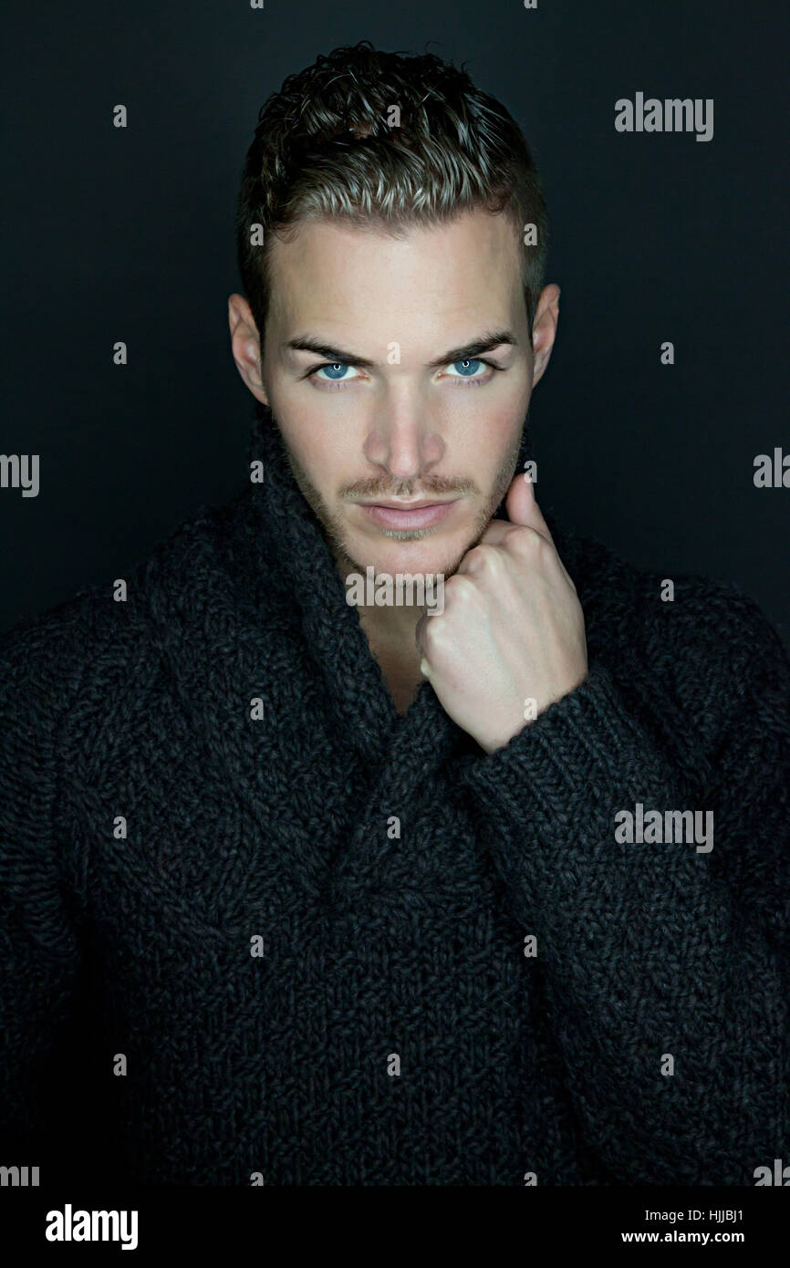 portrait of a beautiful young man Stock Photo - Alamy