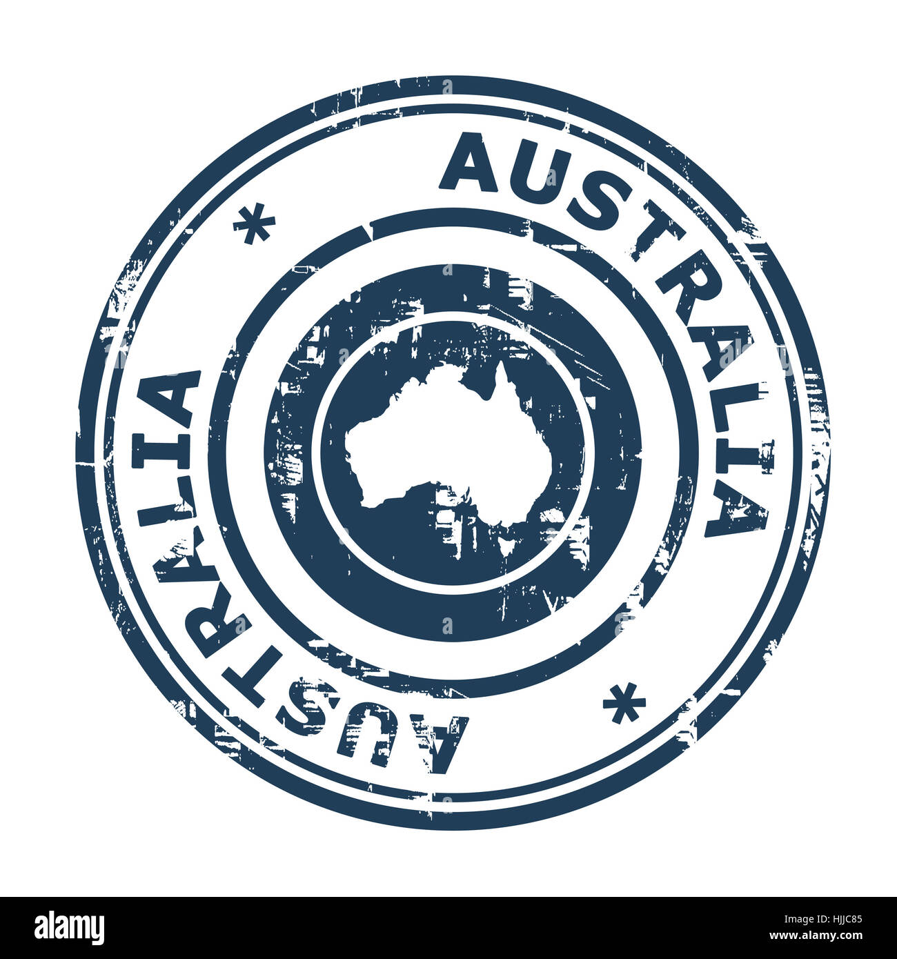 Australia passport stamp hi-res stock photography and images - Alamy