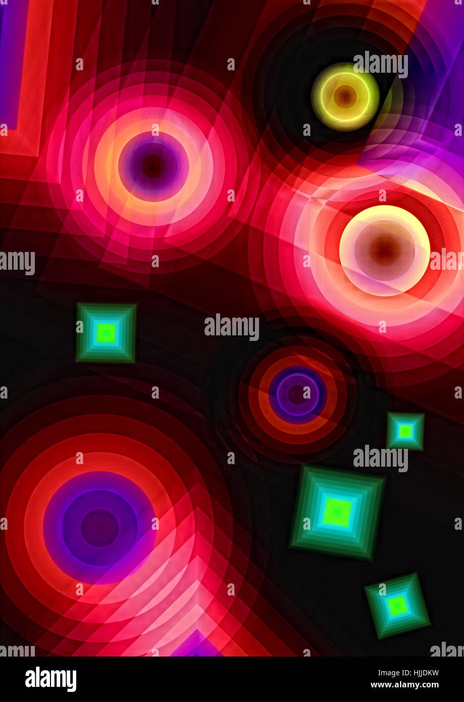 play of colours, coloured, neon, abstract, structures, colour ...