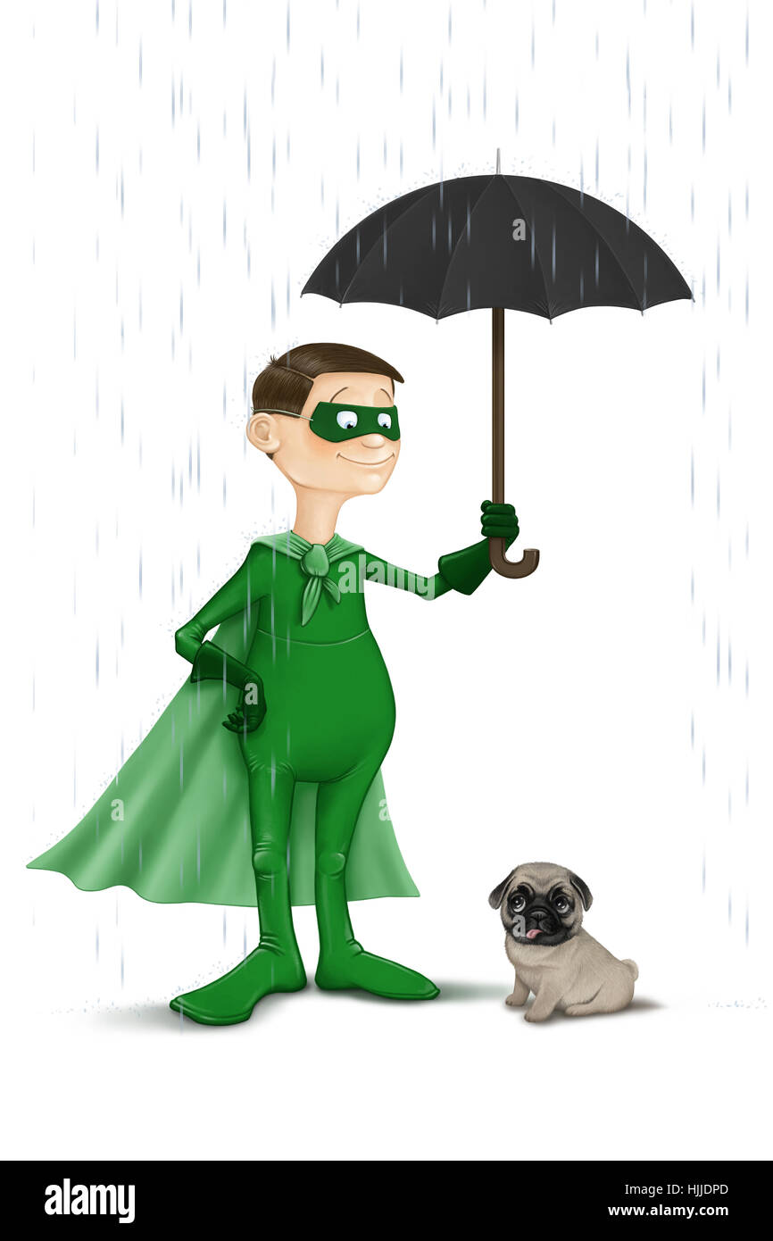 protect, protection, hero, rain, charity, characters, raining, fauna ...