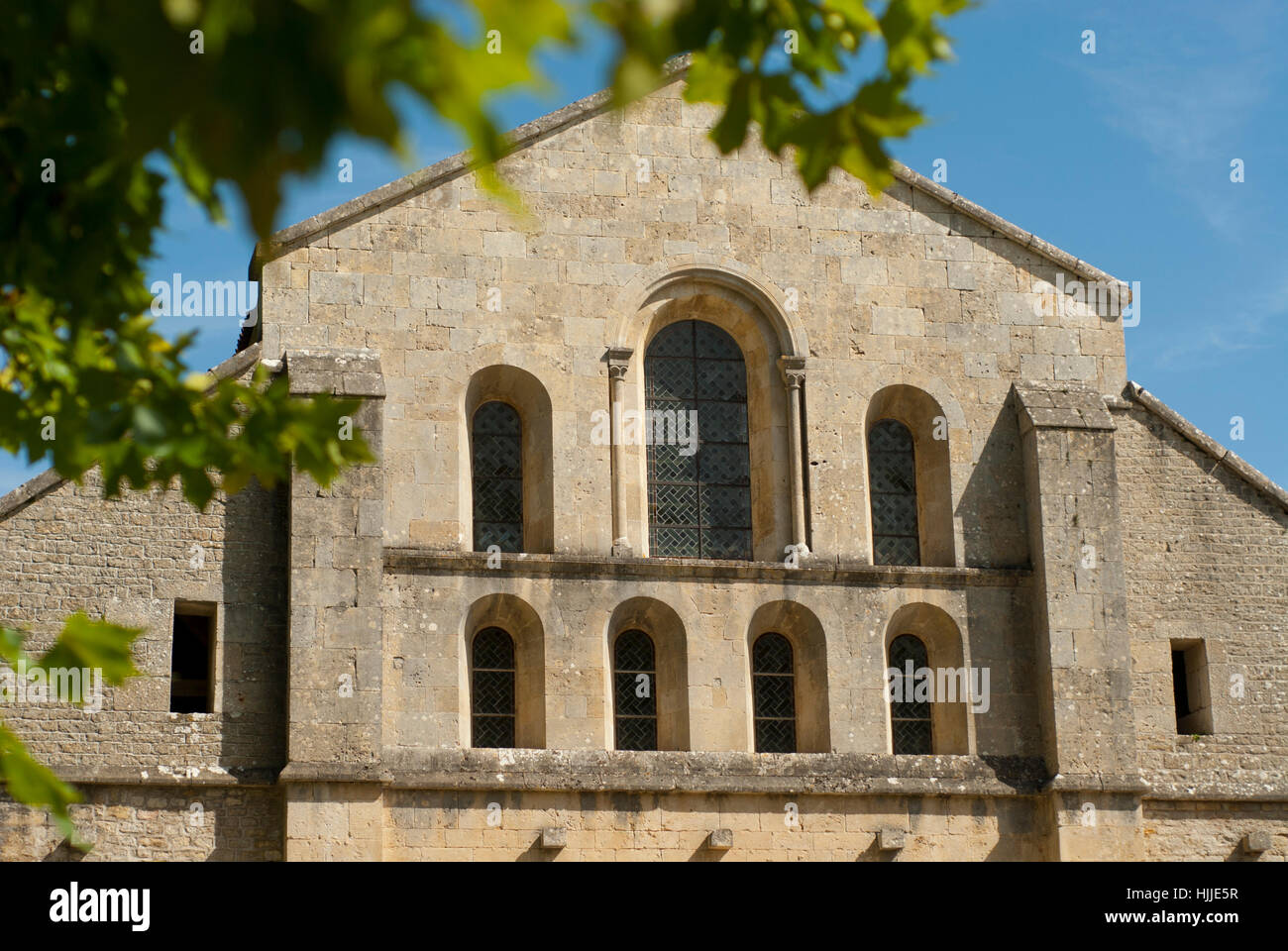 the former monastery church of fontenay Stock Photo - Alamy