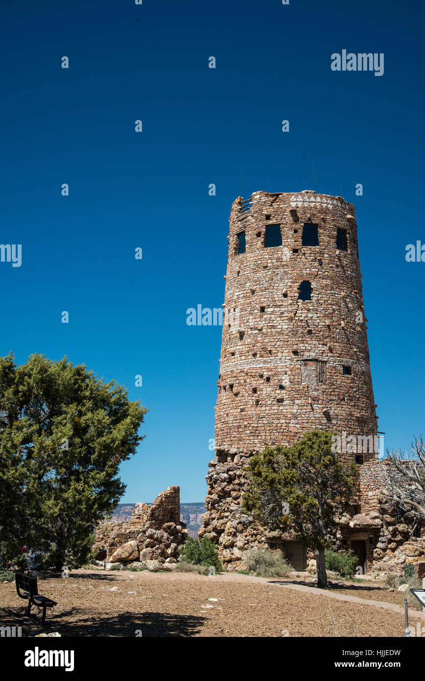 tower, stone, national park, arizona, style of construction ...