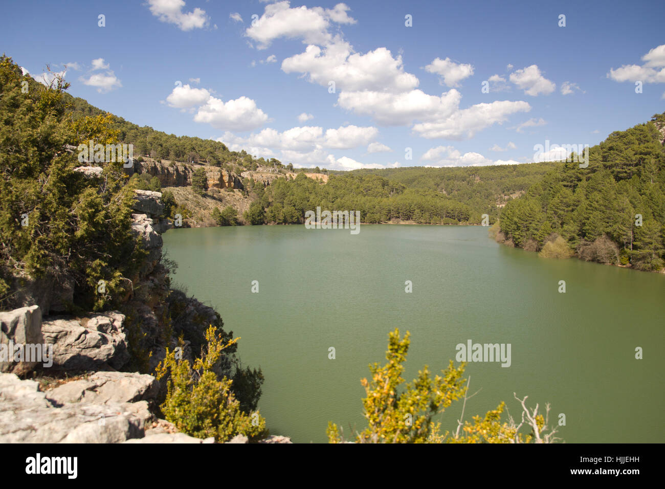 cliff, reservoir, landscape, scenery, countryside, nature, water, blue ...