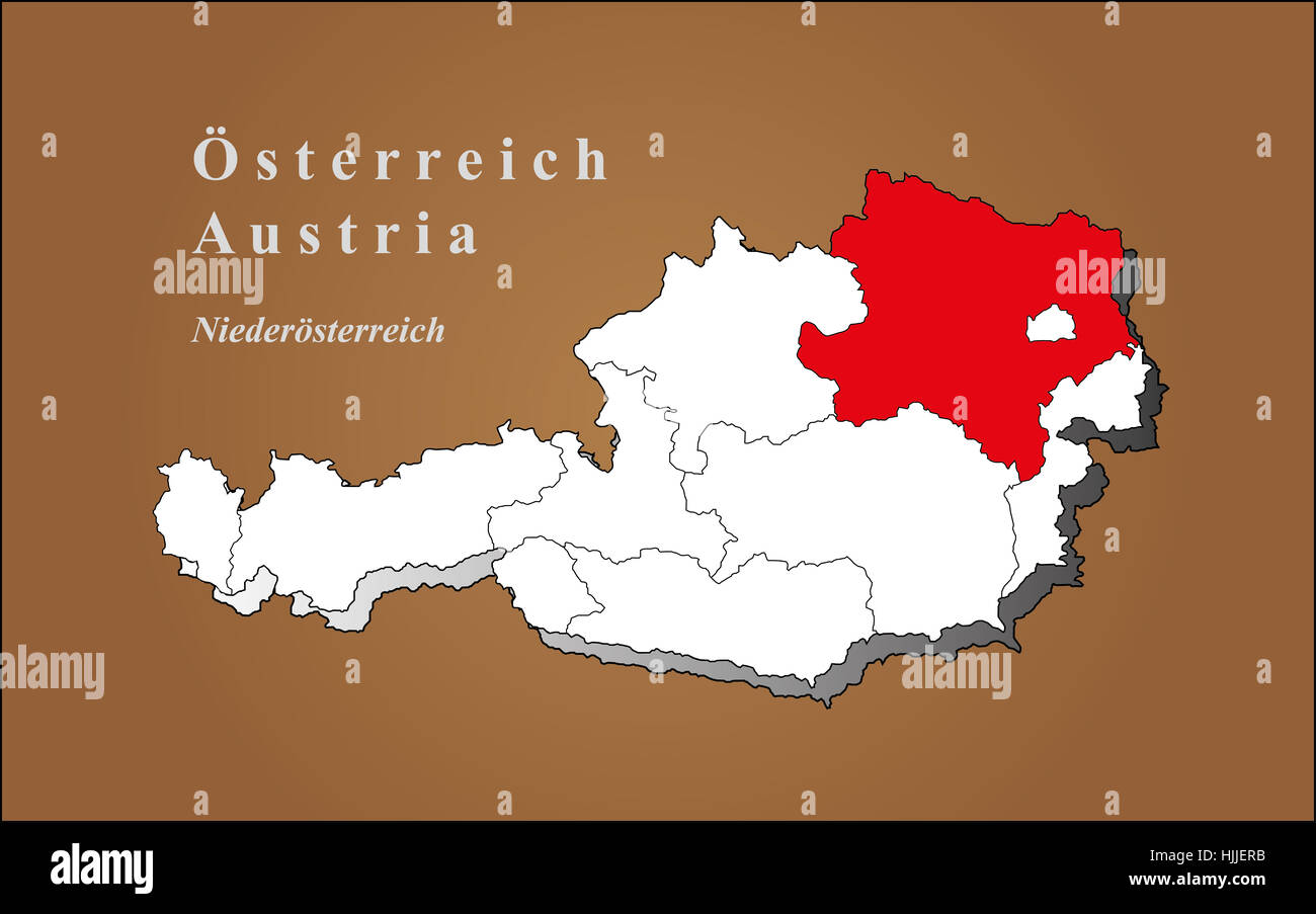 Carinthia Map Vector Stock Photos & Carinthia Map Vector Stock Images ...