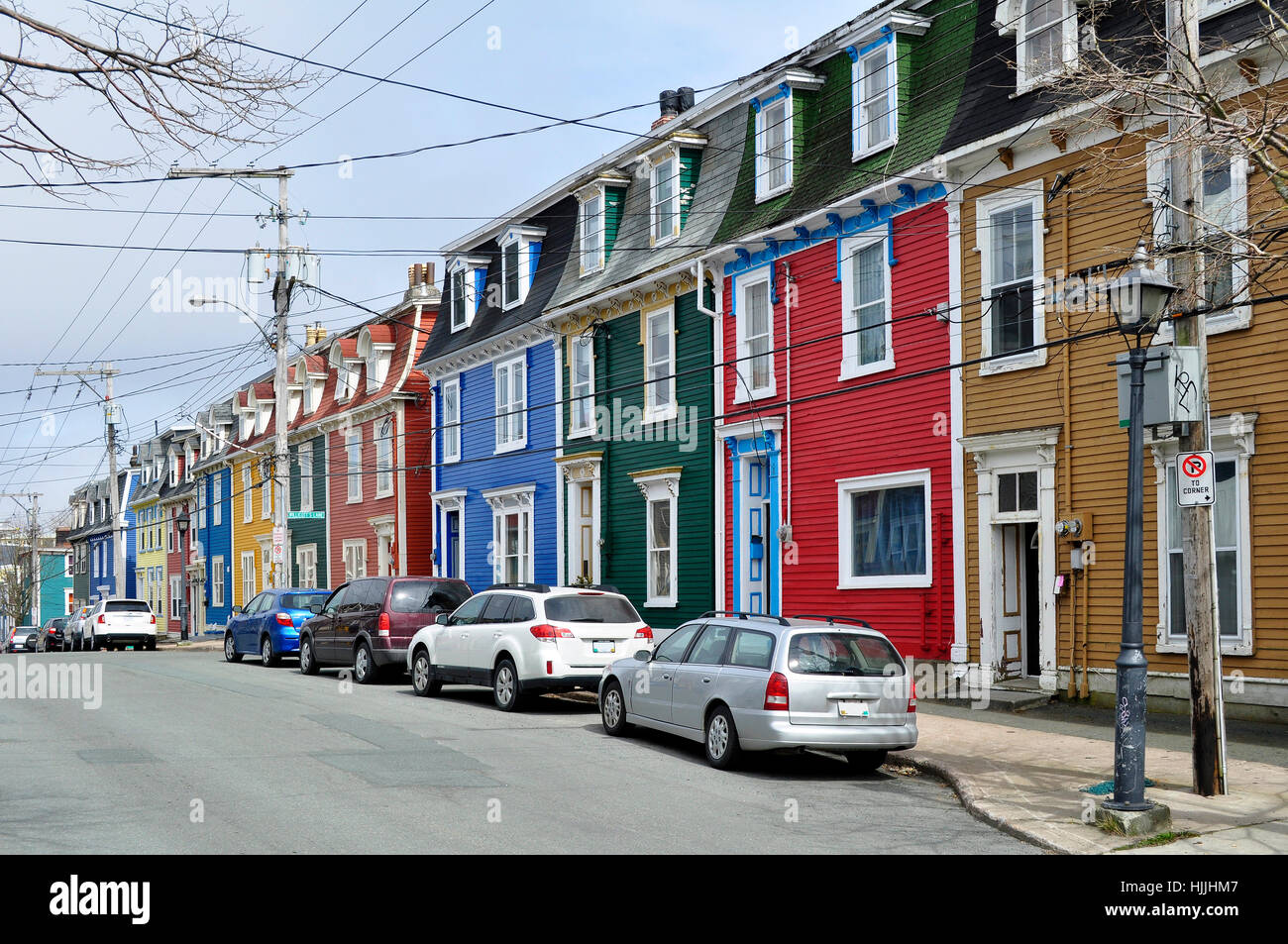 house, building, houses, canada, saint, colorful, labrador, house ...