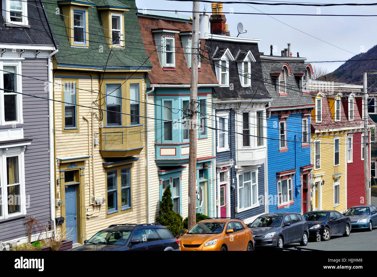house, building, houses, canada, saint, colorful, labrador, house ...