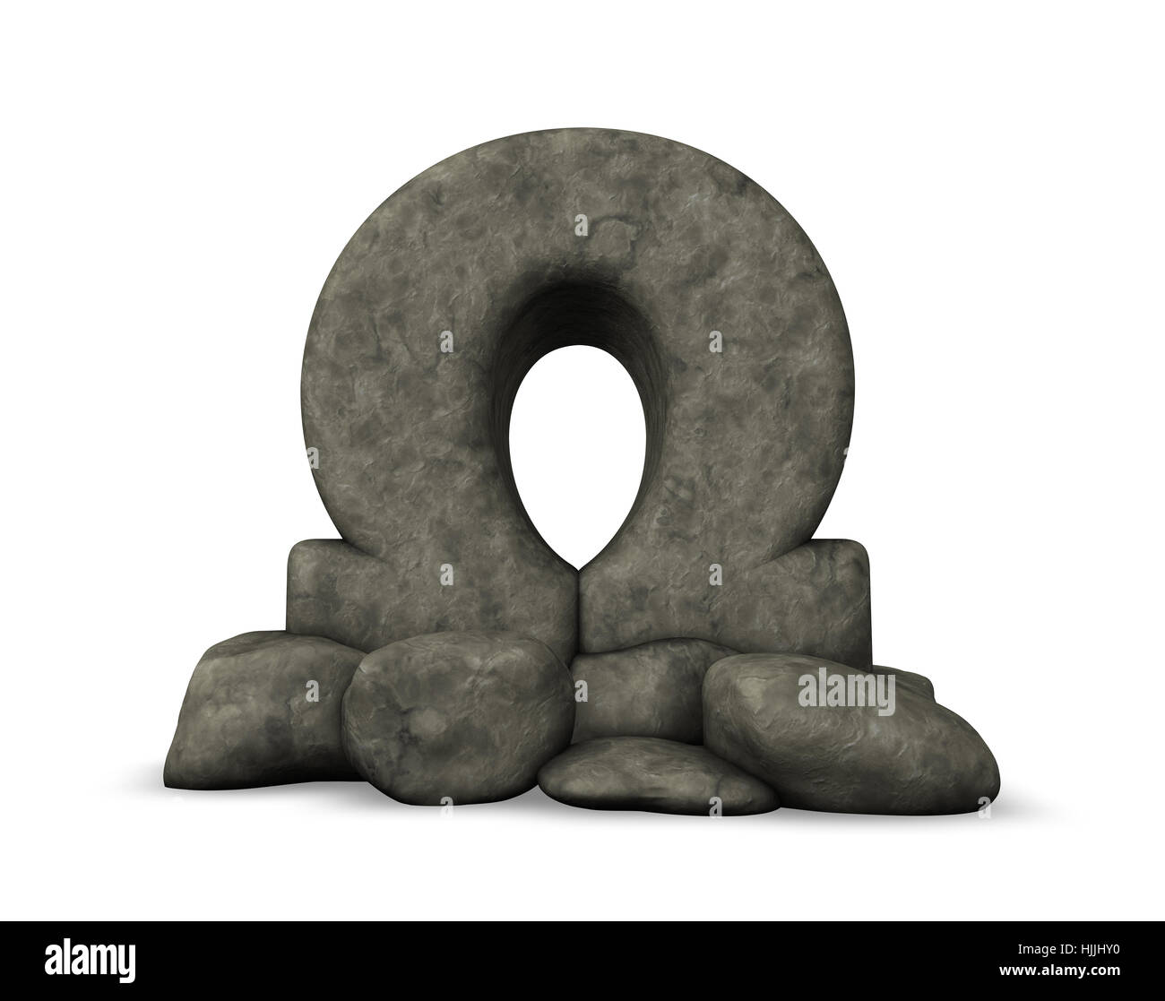 sign, signal, stone, sculpture, greek, rock, letter, omega, pictogram ...