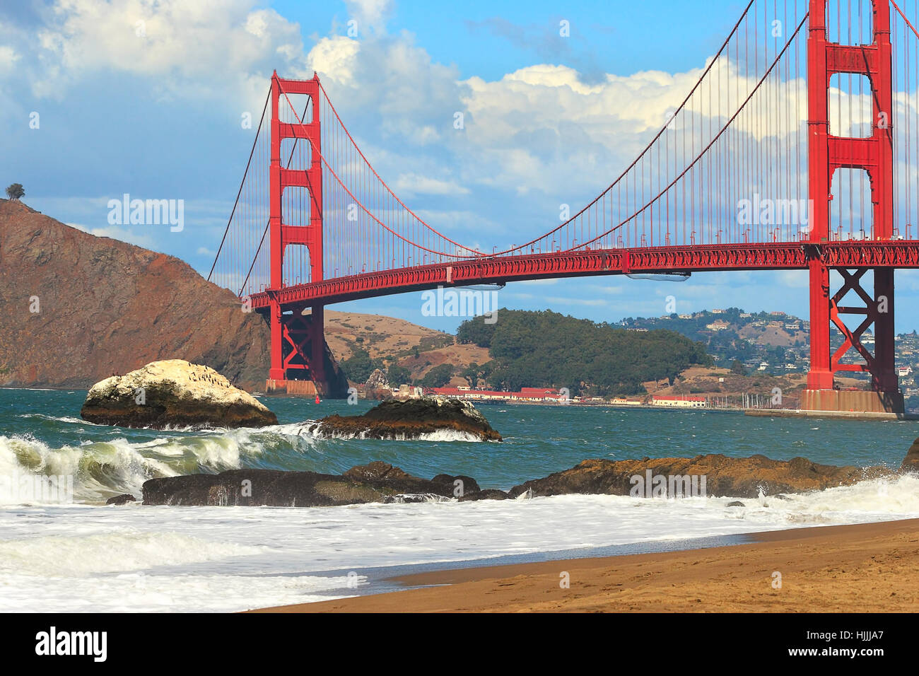 bridge, usa, coast, pacific, salt water, sea, ocean, water, landmark ...