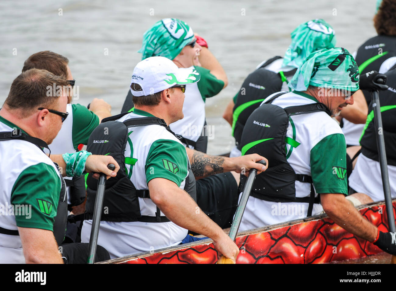 Red river in Winnipeg, MB, Canada - Team building activity during ...