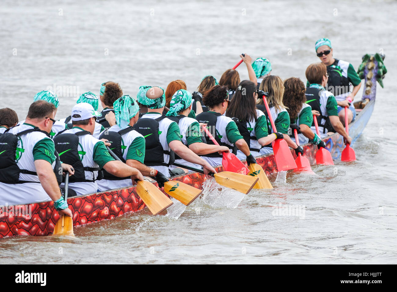 Red river in Winnipeg, MB, Canada - Team building activity during ...