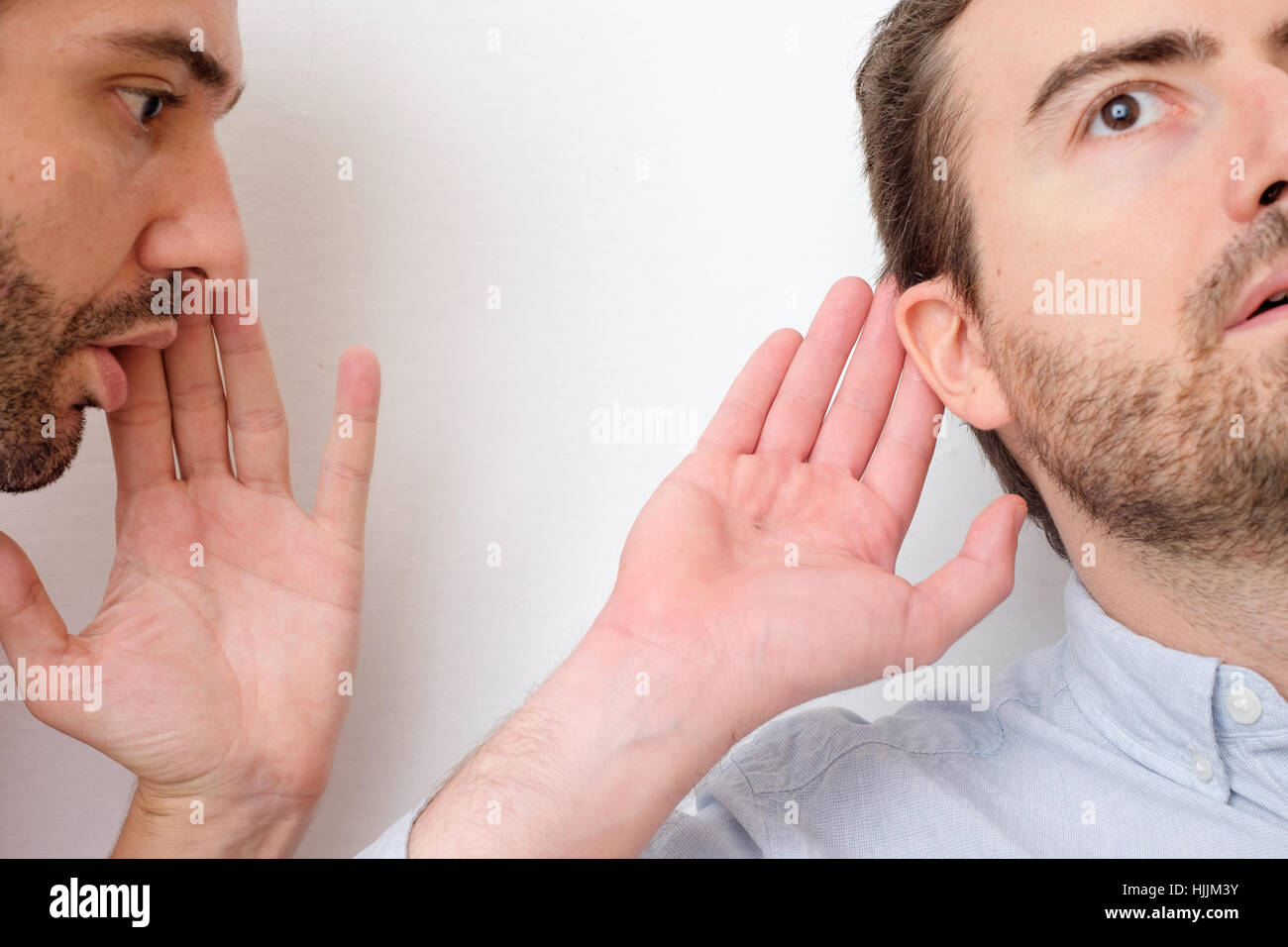 Man confessing a secret hi-res stock photography and images - Alamy