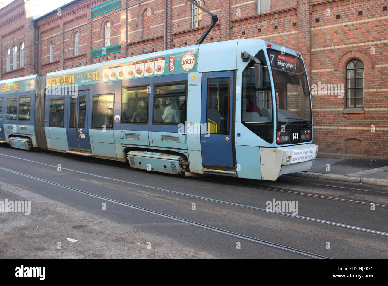 tram in Oslo, Norway Stock Photo - Alamy