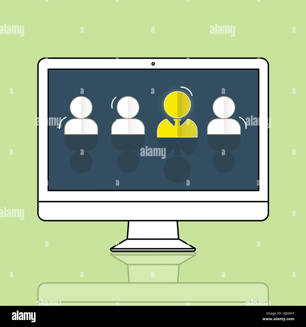 Partnership Corporate Team Leader Font Concept Stock Photo - Alamy