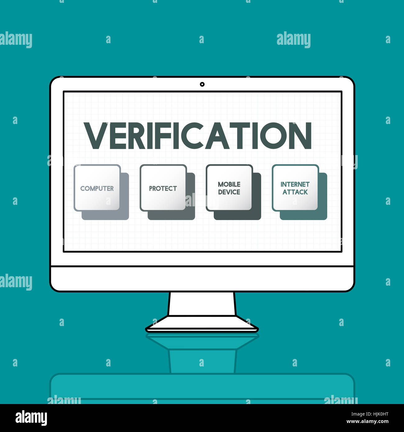 Authorization Permission Network Security System Concept Stock Photo ...