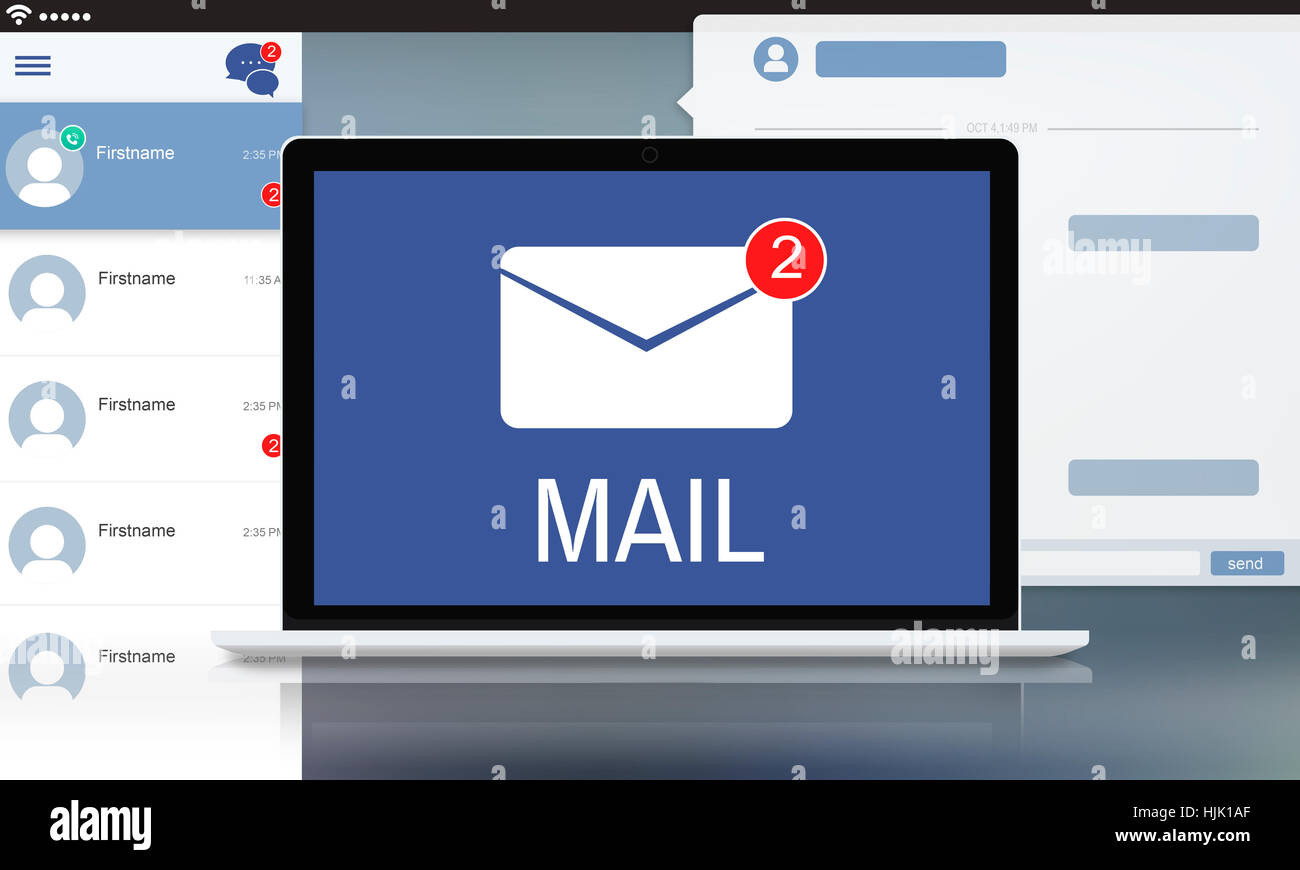 Letter Envelop Message Notification Concept Stock Photo - Alamy