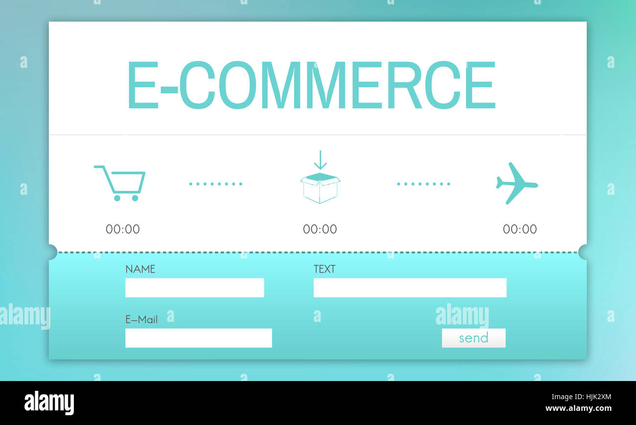 Online E-Commerce Shopping Interface Concept Stock Photo - Alamy