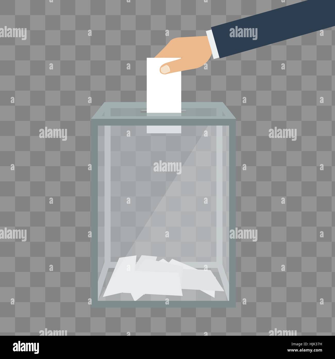 Voting, election concept. Vector illustration flat design style ...